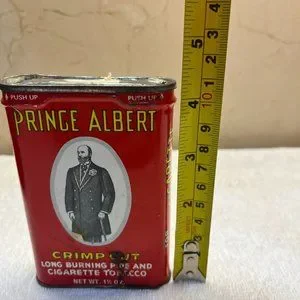 Prince Albert | Other | Vintage Prince Albert Tobacco Tin Flip Top Lid ...